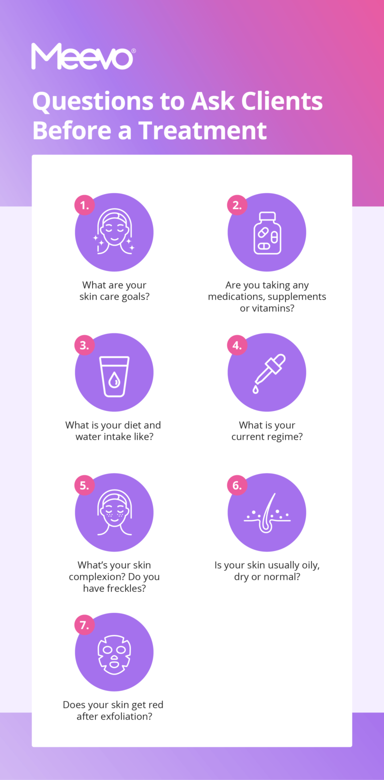 7 Questions to Ask Clients Before a Skin Care Treatment